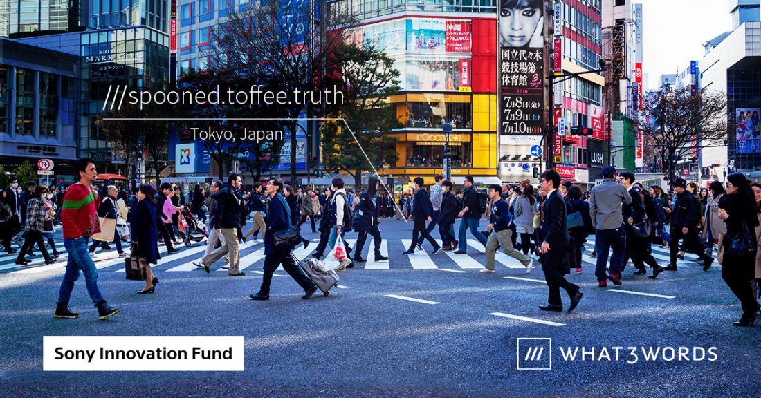 Sony Innovation Fund invests in what3words | what3words