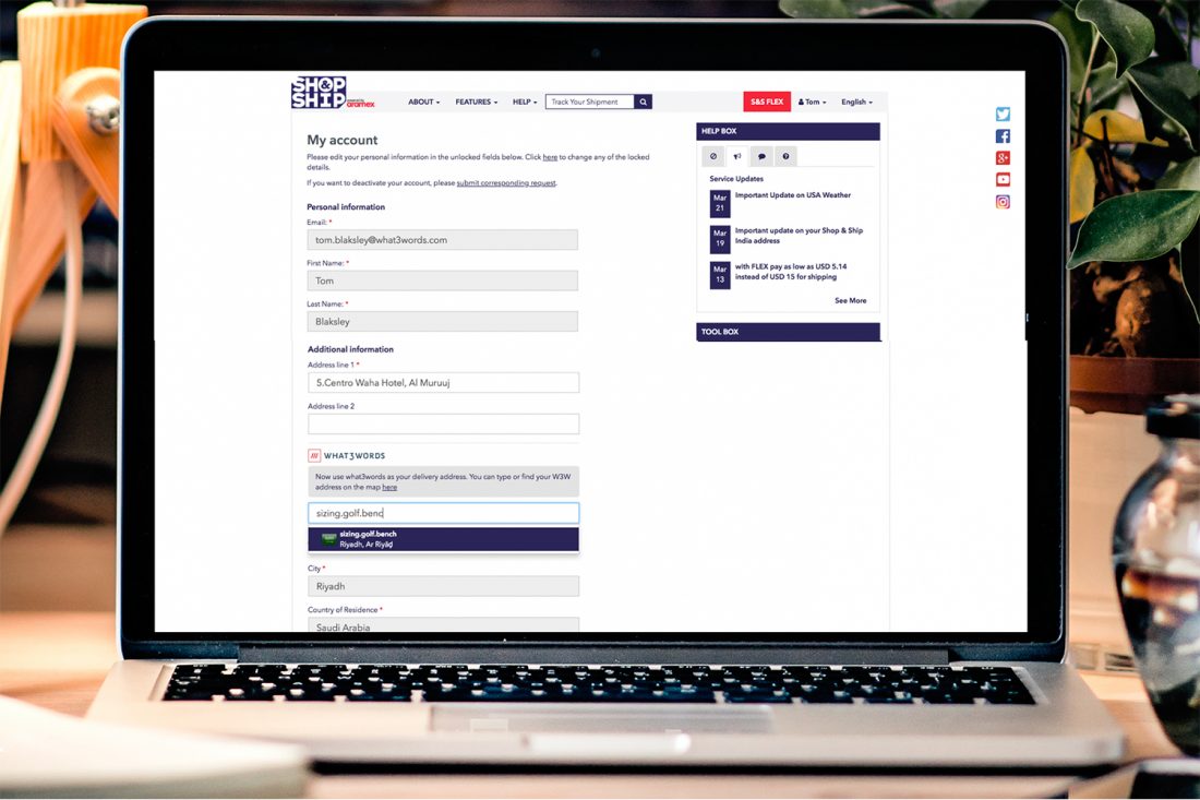 Shop & Ship integrates what3words for a better customer experience ...