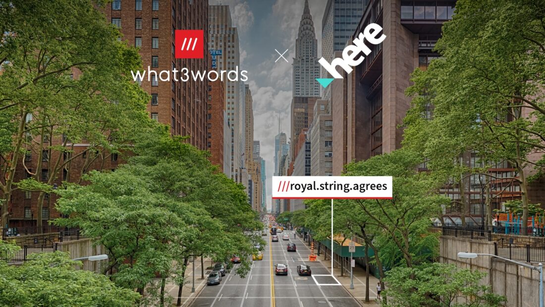 HERE Technologies expands its partnership with what3words | what3words